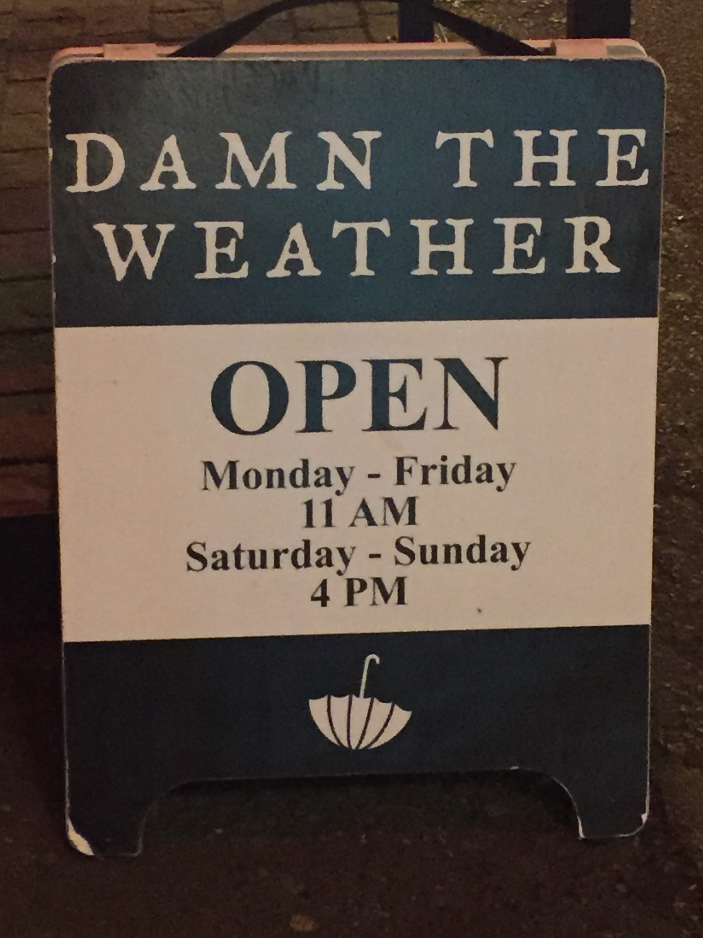 Damn The Weather – It’s all about the weather! – Snow Weather and Flow